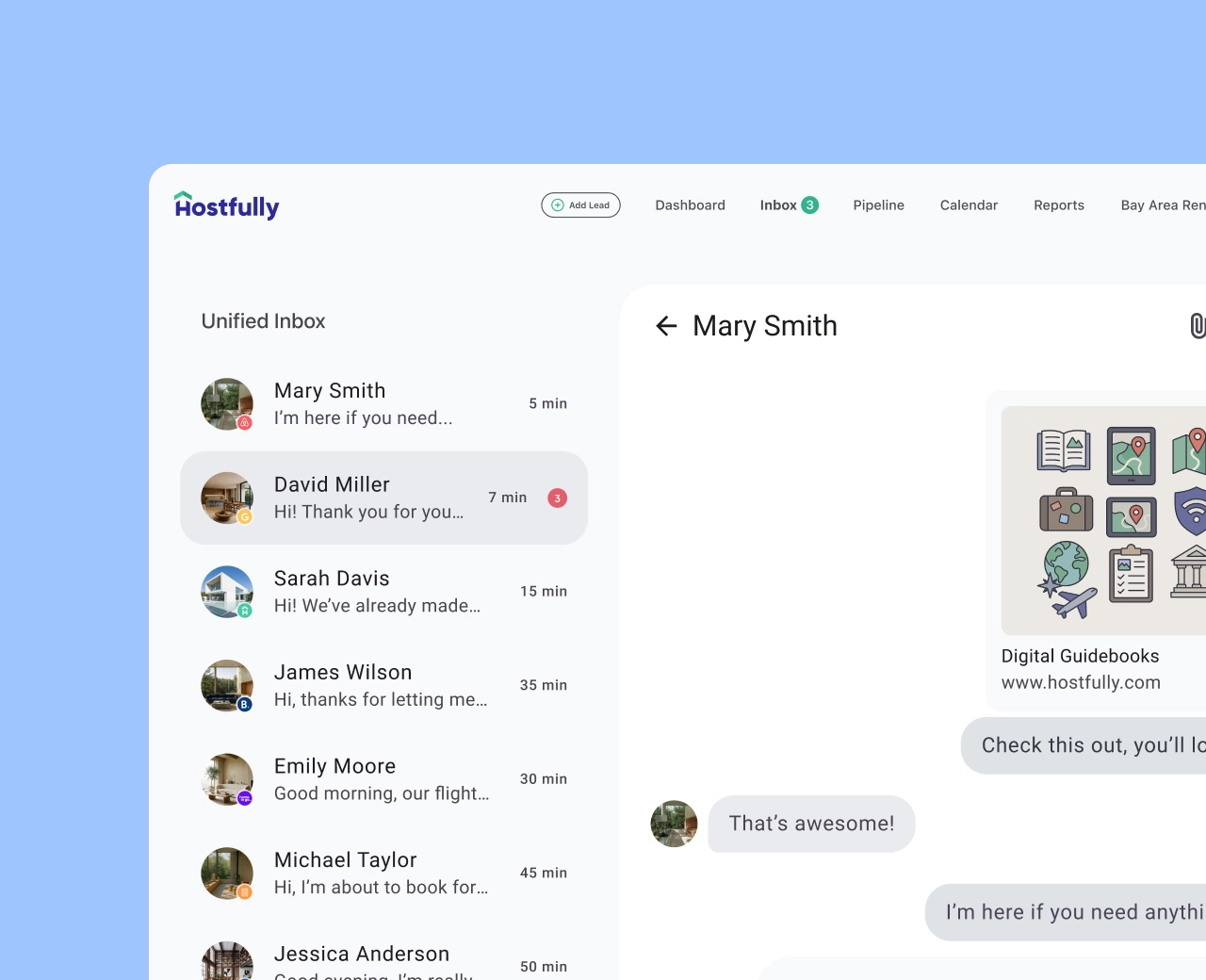 Unified Inbox + InboxAI | Hostfully